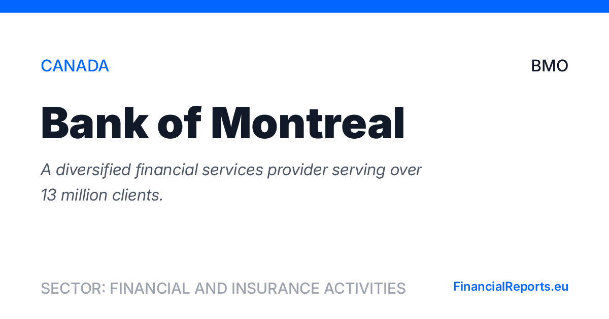 Bank of Montreal | Investor Relations / Filings / Financial statement