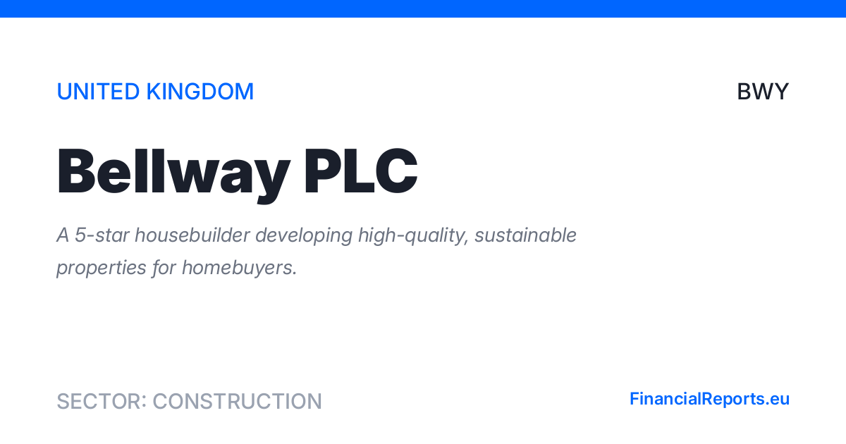 Bellway PLC | Investor Relations / Filings / Financial statement