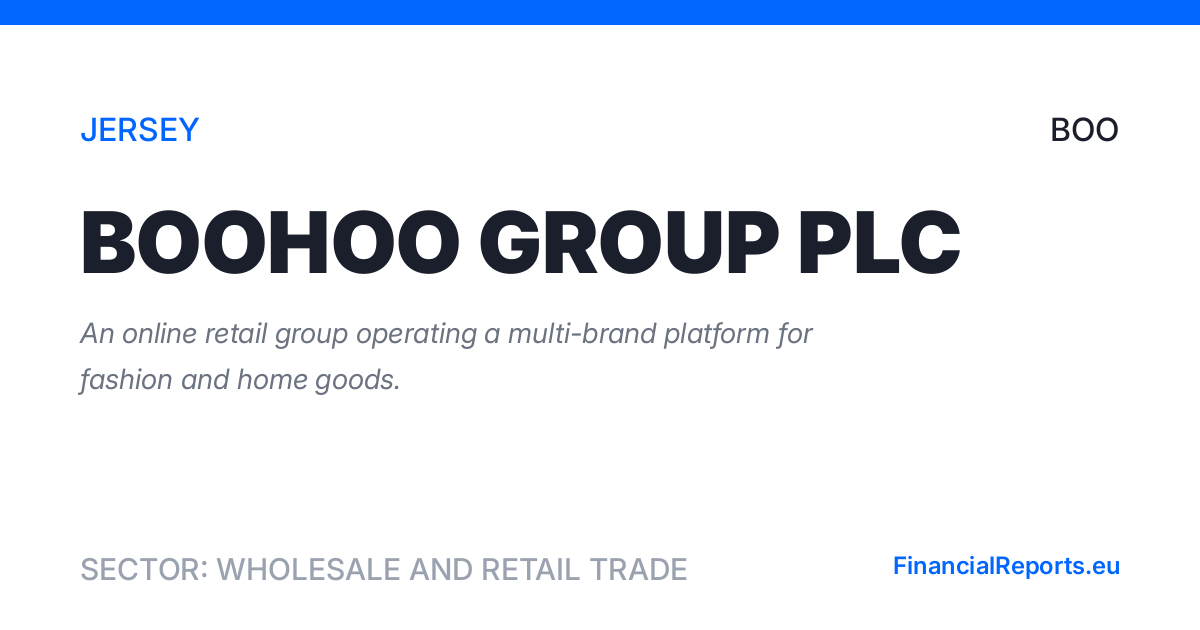 BOOHOO GROUP PLC 2026 filings — annual reports & disclosures ...