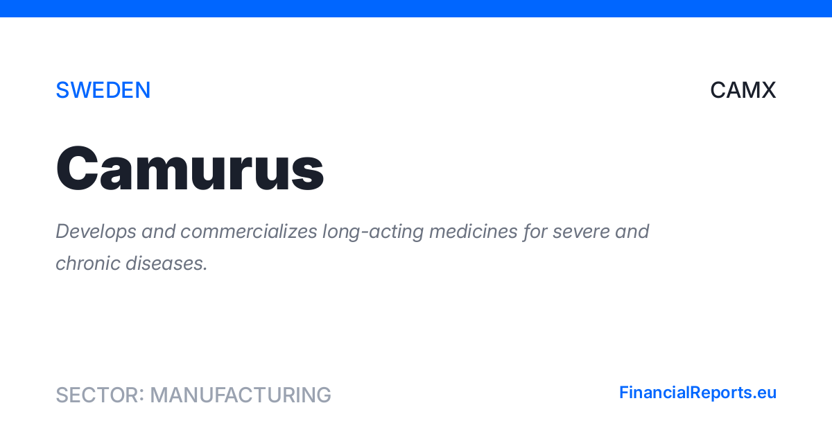 Camurus | Investor Relations / Filings / Financial statement