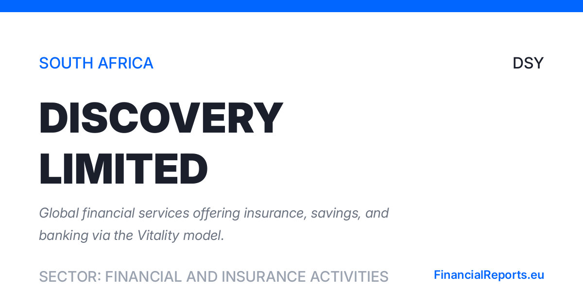 DISCOVERY LIMITED | Investor Relations / Filings / Financial statement