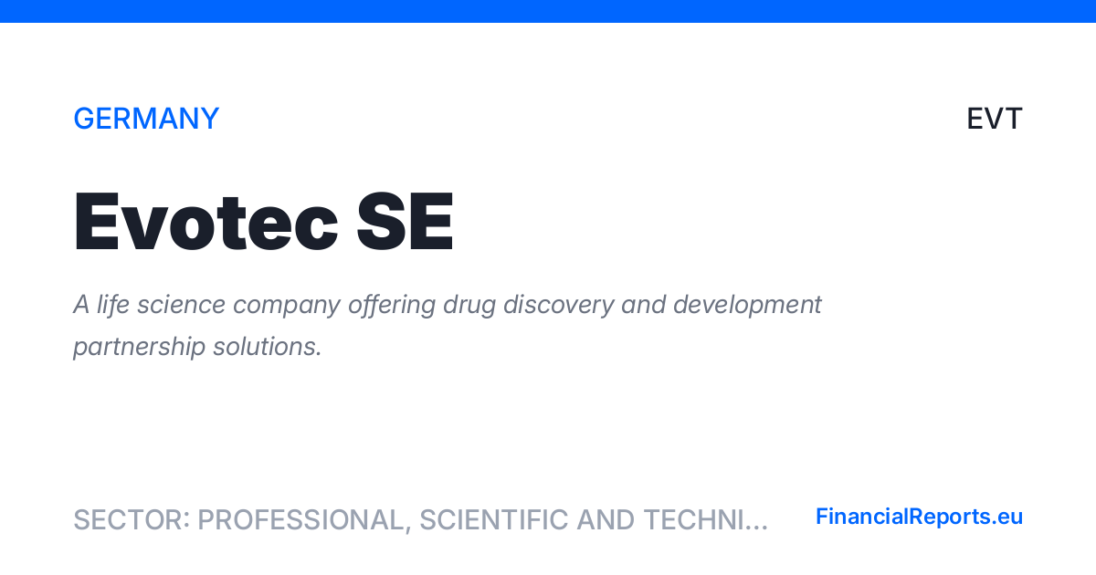 Evotec SE | Investor Relations / Filings / Financial statement