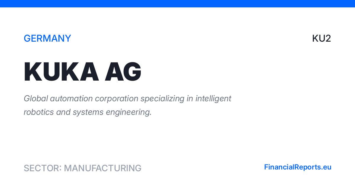 KUKA AG | Investor Relations / Filings / Financial statement