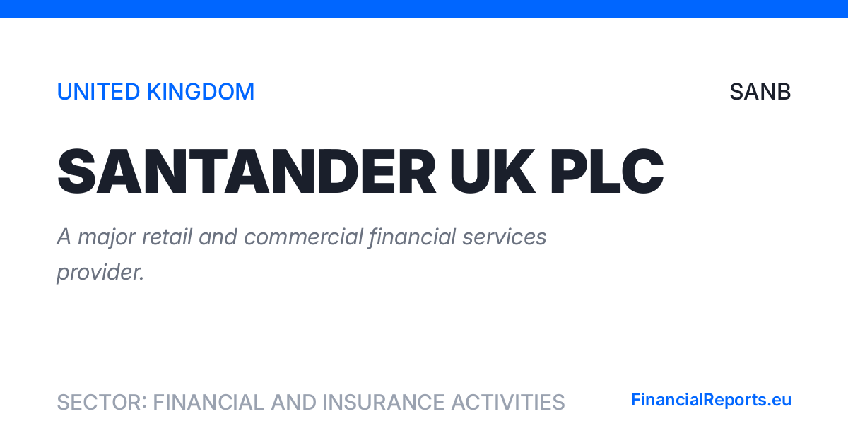 SANTANDER UK PLC | Investor Relations / Filings / Financial statement