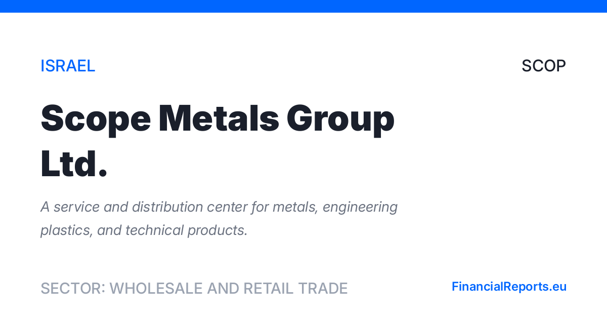 Scope Metals Group Ltd. | Investor Relations / Filings / Financial ...