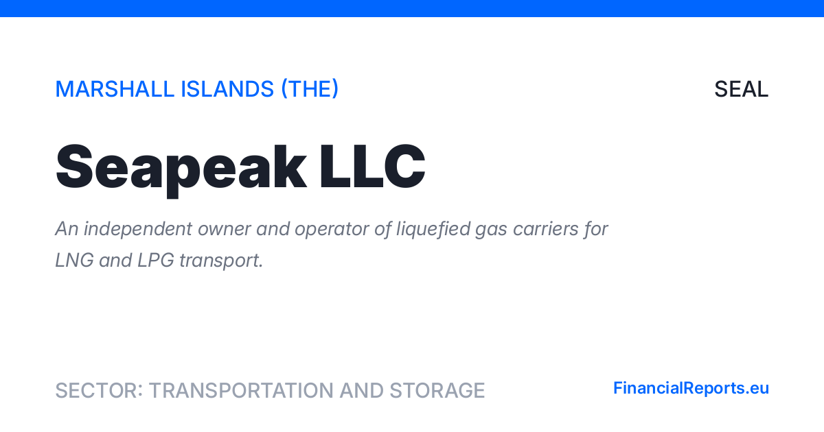 Seapeak LLC | Investor Relations / Filings / Financial statement