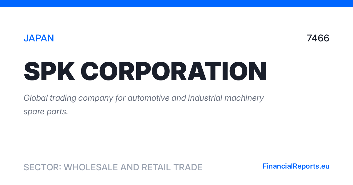 SPK CORPORATION 2025 filings — annual reports & disclosures ...