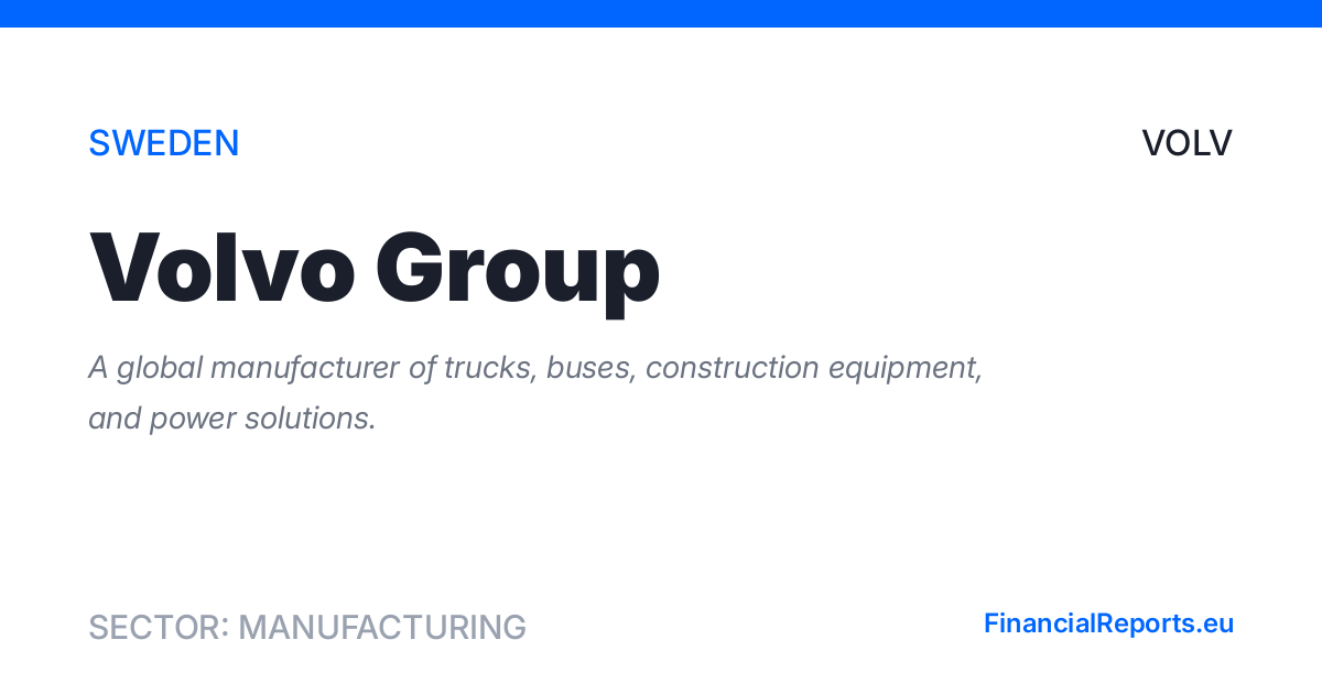 Volvo Group | Investor Relations / Filings / Financial statement