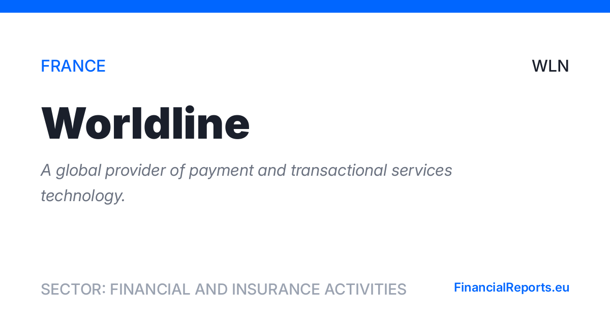 Worldline | Investor Relations / Filings / Financial statement